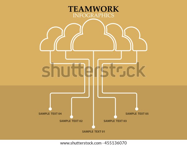 Business Teamwork Tree Timeline Infographicsvector Illustration Stock ...