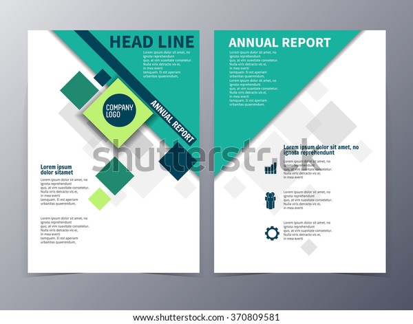 Business Technology Brochure Design Template Vector Stock Vector ...