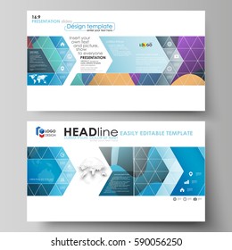 Vektor Stok Business Templates Hd Size Presentation Slides (Tanpa ...