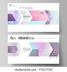 Vektor Stok Business Templates Hd Size Presentation Slides (Tanpa ...