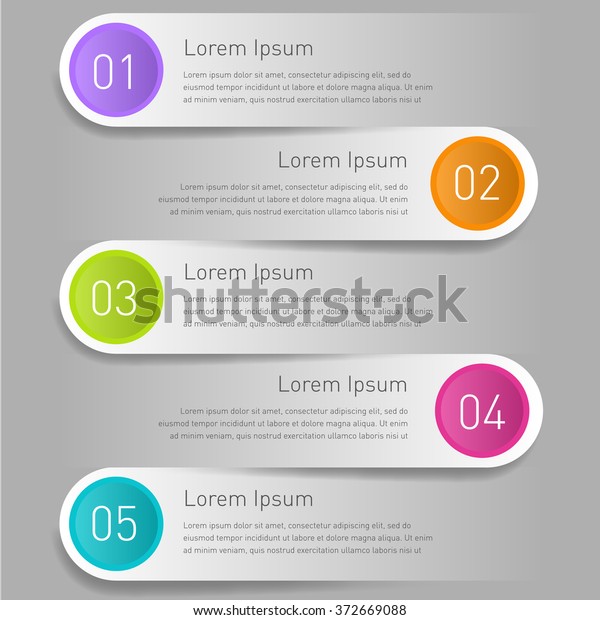 Business Timeline Element Infographic Easy Use Stock Vector (Royalty ...