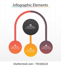 3 Section Circular Process Diagram Stock Vector (Royalty Free ...