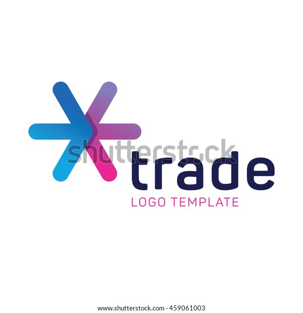 Business Trade Logo Template Stock Vector (Royalty Free) 459061003