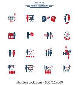 Business Training Icon Set Stock Vector (Royalty Free) 1007117869 ...