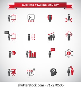 Business Training Icon Set Stock Vector (Royalty Free) 1092631454 ...