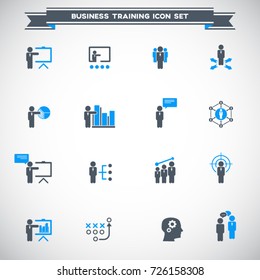 Business Training Icon Set Stock Vector (Royalty Free) 726158308 ...