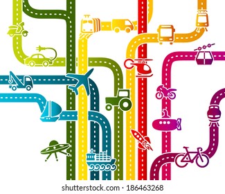 Business Transportation Infrastructure Stock Vector (Royalty Free ...