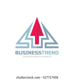 Business Trend Vector Business Logo Template Stock Vector (Royalty Free ...