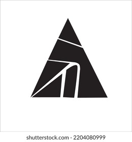 Business Triangle Logo Vector Creative Geometric Stock Vector (Royalty ...