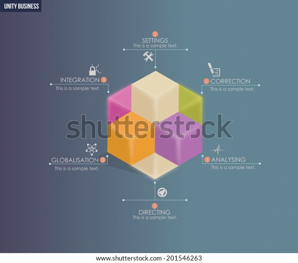 Business Unity Infographics Stock Vector (Royalty Free) 201546263 ...