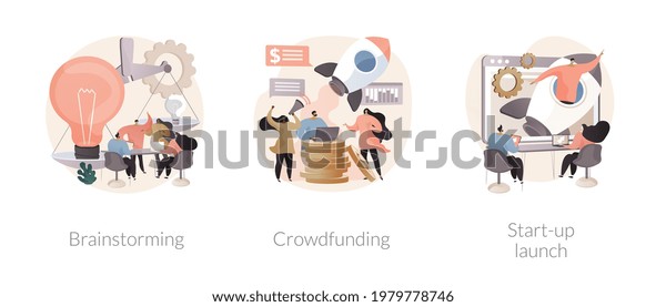 Business Venture Abstract Concept Vector Illustrations Stock Vector ...