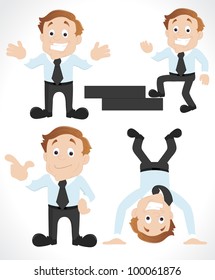 Businessman Cartoon Characters Stock Vector (Royalty Free) 100061876 ...