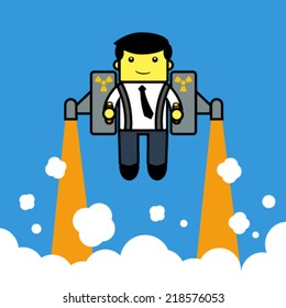 1,134 Cartoon jet pack Images, Stock Photos & Vectors | Shutterstock