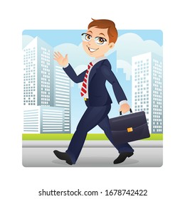 Go to Work Cartoon Images, Stock Photos & Vectors | Shutterstock