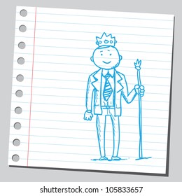 284 King stick figure Images, Stock Photos & Vectors | Shutterstock