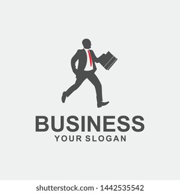 Businessman Logo Template Design Vector Stock Vector (Royalty Free ...