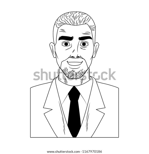 Businessman Pop Art Cartoon Black White Stock Vector (Royalty Free ... Businessman Pop Art Cartoon Black White Stock Vector (Royalty Free ...