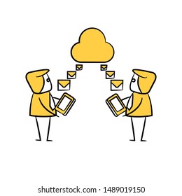 394 Stick figure email bilder, arkivfotografier og vektorer | Shutterstock