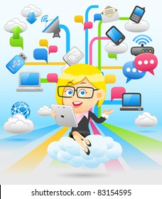 535,954 Cartoon technology icons Images, Stock Photos & Vectors ...
