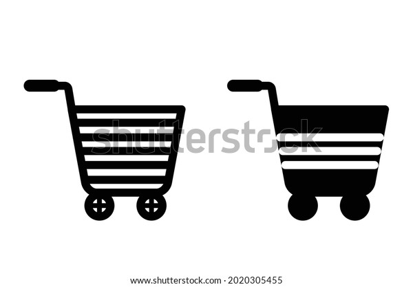Busket Icon Grocery Icon Design Stock Vector (Royalty Free) 2020305455 ...