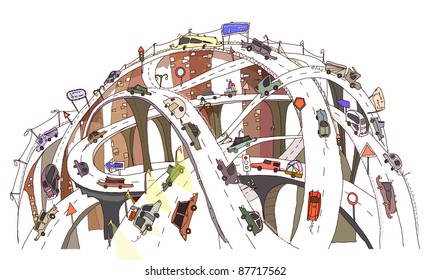 96,717 Traffic illustration drawing Images, Stock Photos & Vectors ...