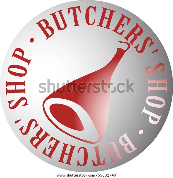 Butcher Shop Pictogram Stock Vector (Royalty Free) 65882749 | Shutterstock