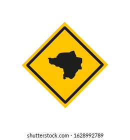 Butha Buthe Region Map Lesotho Country Stock Vector (Royalty Free ...