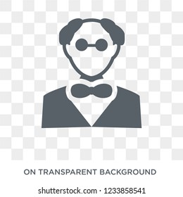 Bald Headed Men Icon White Background Stock Vector (Royalty Free ...
