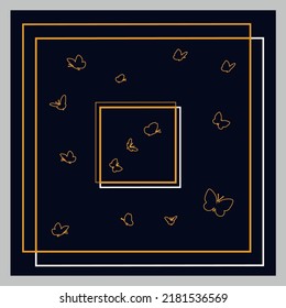Butterfly Creative Background Design Template Editable Stock Vector ...