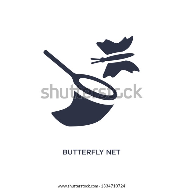 Butterfly Net Icon Simple Element Illustration Stock Vector (Royalty ...
