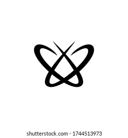 Butterfly Science Logo Icon Vector Stock Vector (Royalty Free ...