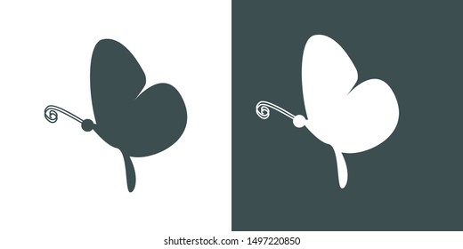Butterfly Symbol Sign Icon Vector Stock Vector (Royalty Free ...
