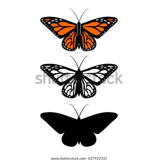 Butterfly Vector Sign Stock Vector (Royalty Free) 627922331 | Shutterstock