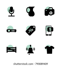 Button Icons Vector Collection Filled Button Stock Vector (Royalty Free ...