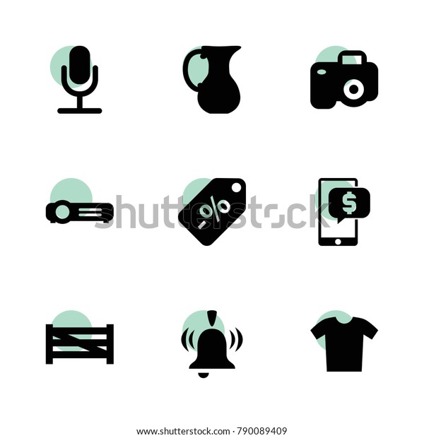 Button Icons Vector Collection Filled Button Stock Vector (Royalty Free ...