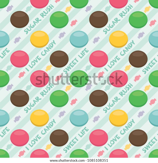 Button Shaped Candy Wrapped Candy Silhouette Stock Vector (Royalty Free ...