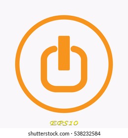 Button Switch Icon Vector Illustration Eps Stock Vector (Royalty Free ...