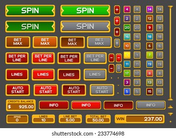 7,904 Slot game button Images, Stock Photos & Vectors | Shutterstock