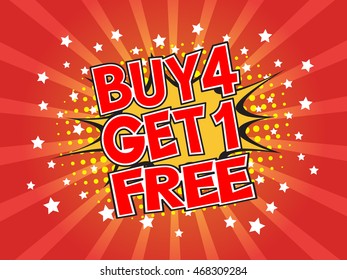 78 Buy 4 get 1 free Images, Stock Photos & Vectors | Shutterstock