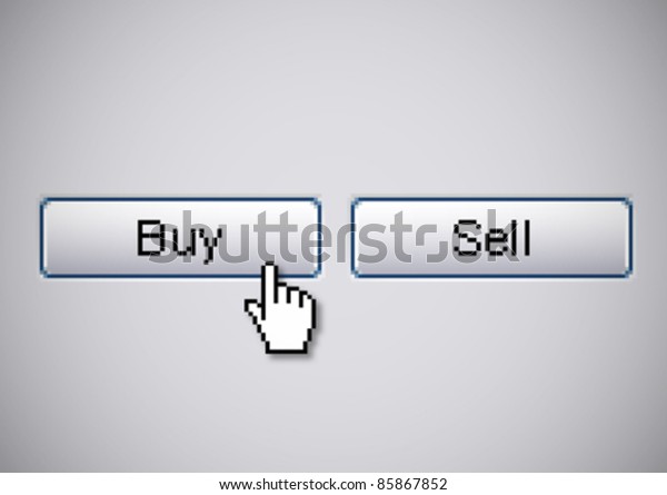 Buy Sell Buttons Stock Vector (Royalty Free) 85867852 | Shutterstock