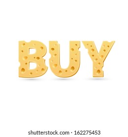Buy Word Cheese Vector Word Template Stock Vector (Royalty Free ...