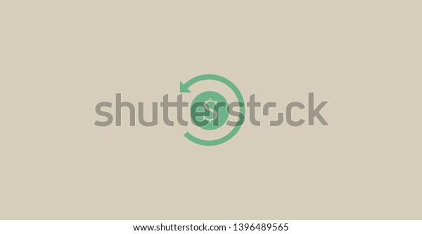 Buyback Icon Image Dollar Sign Clip Stock Vector (Royalty Free ...