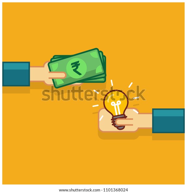 Buying Idea Money Cash Stock Vector (Royalty Free) 1101368024 ...