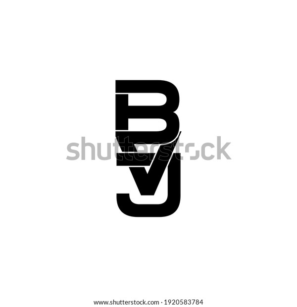 Bvj Letter Original Monogram Logo Design Stock Vector (Royalty Free ...