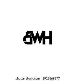 Bwh Letter Original Monogram Logo Design Stock Vector (Royalty Free ...
