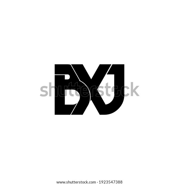 Bxj Letter Original Monogram Logo Design Stock Vector (Royalty Free ...