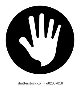 Bye Fingers Hand Hello Wave Icon 스톡 벡터(로열티 프리) 682307818 | Shutterstock