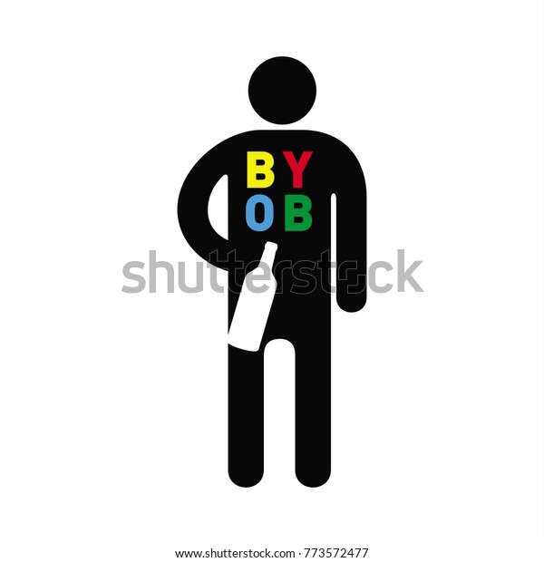 Byob Abbreviation Expression Bring Your Own Stock Vector (Royalty Free ...