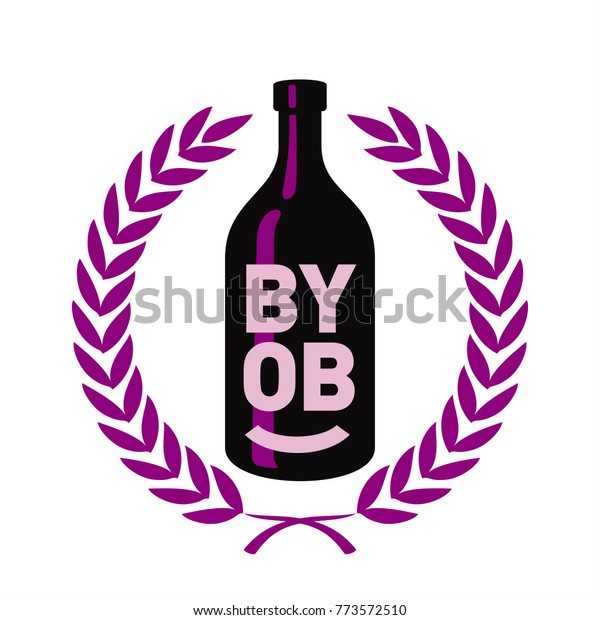 Byob Abbreviation Expression Bring Your Own Stock Vector (Royalty Free ...