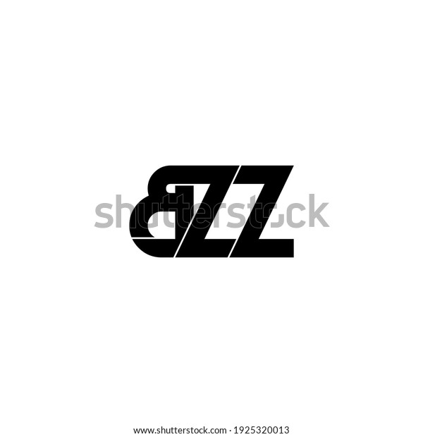 Bzz Letter Original Monogram Logo Design Stock Vector (Royalty Free ...
